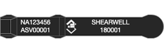 Shearwell Australia. New South Wales NLIS EID Tag - Layout 4